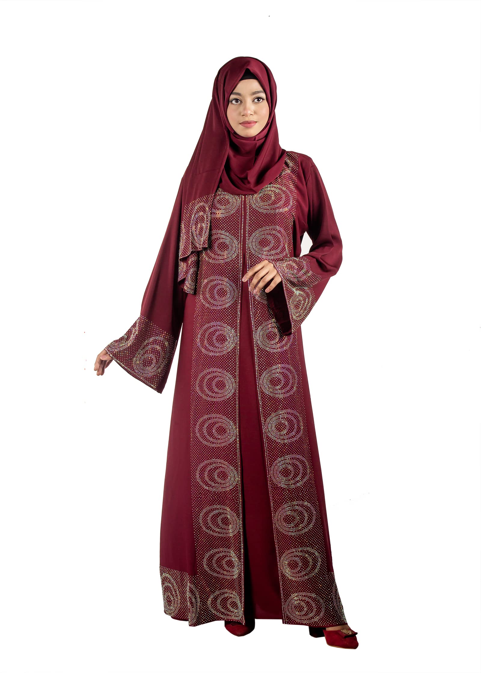 Fabulous Pick 2 PC set Abaya, 2 unique colors, ?????? with attached ...