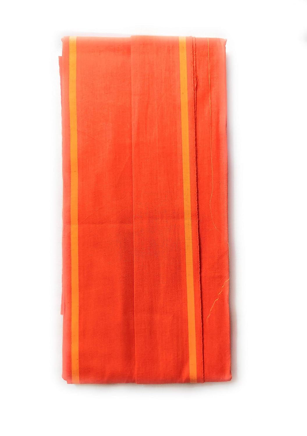 Lafabriqueind Cotton Kesari/Bhagwa Soft Gamcha (Full Size): Amazon.in ...