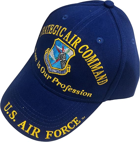 United States Air Force USAF Strategic Air Command Embroidered Cap Hat ...
