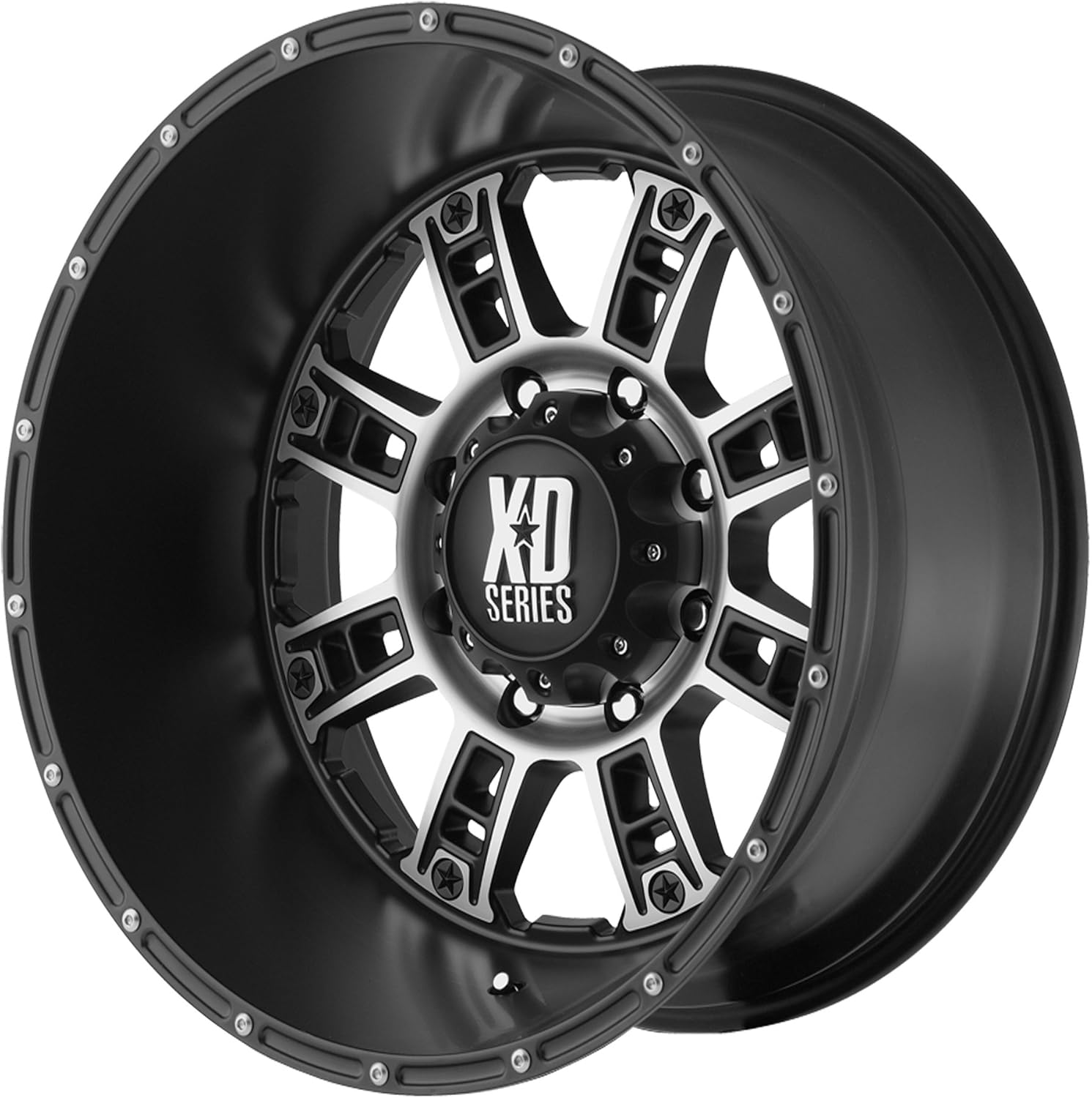 Amazon.com: XD-Series 809 Riot Wheel with Matte Black Machined (18x9 ...