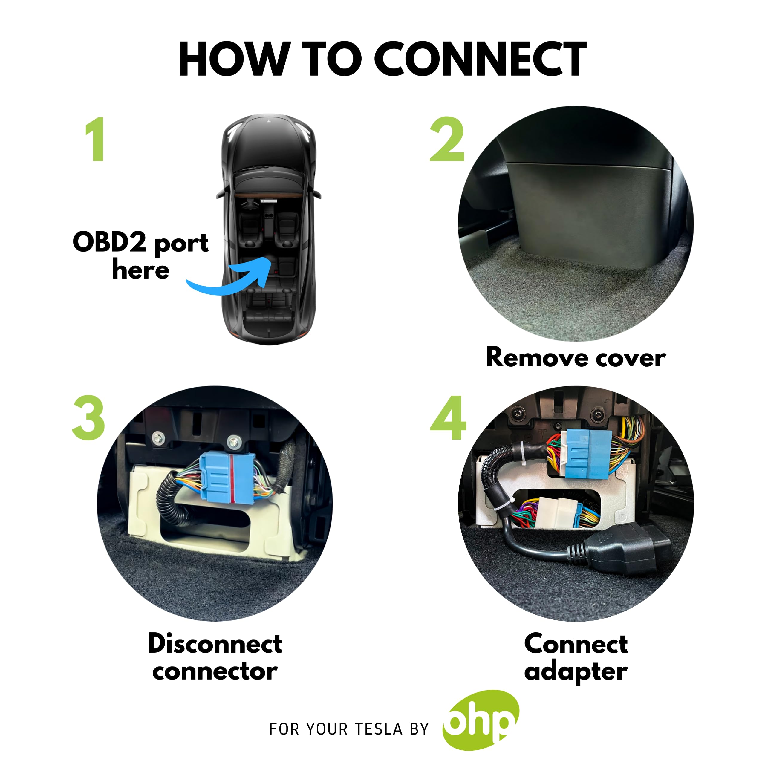 Mua Tesla Model 3 Model Y Custom Build OBD2 Harness Adapter for Full ...