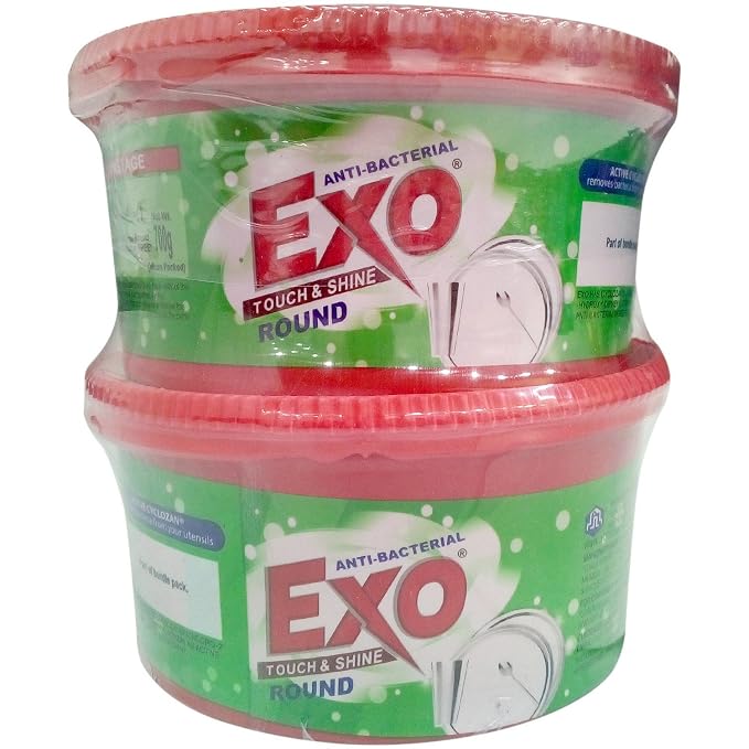 Exo Dish wash Round - Touch and Shine, 2 x 700g Pack: Amazon.in: Health ...