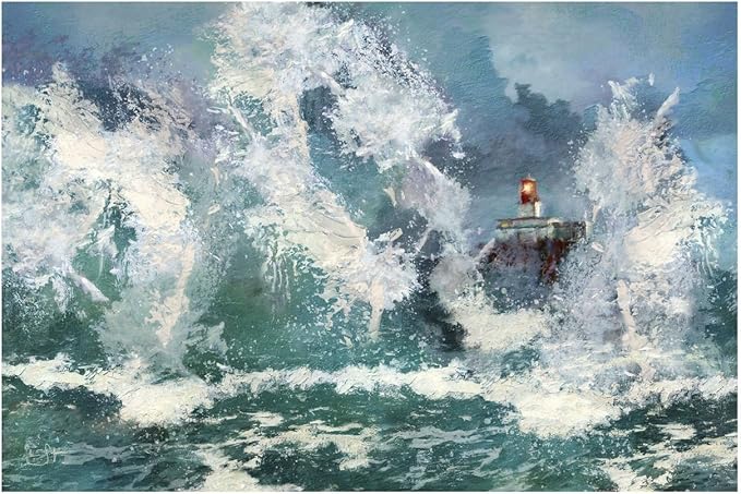 Amazon.com: Terrible Tilly (Tillamook Rock Lighthouse, Oregon) Giclee ...