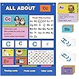 Amazon.com: Alphabet Learning Pocket Chart, Alphabet Wall Chart for ...