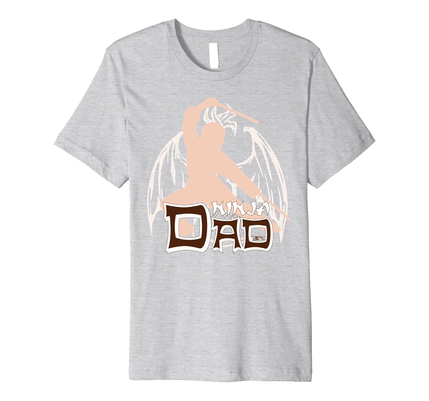 Father t shirt Ninja Dad tee-TD – Teedep
