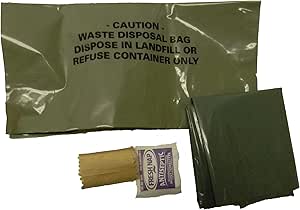 Amazon.com : The Go Anywhere Waste Kit Military Wag Bags (Pack of 100 ...