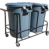 Amazon.com : Precision Products GC200 Garbage Can Caddy : Yard Carts ...