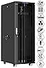 Sysracks - 42U - Server Rack - Locking Cabinet - Network Rack - Av Cabinet - MESH Doors - Rack ...