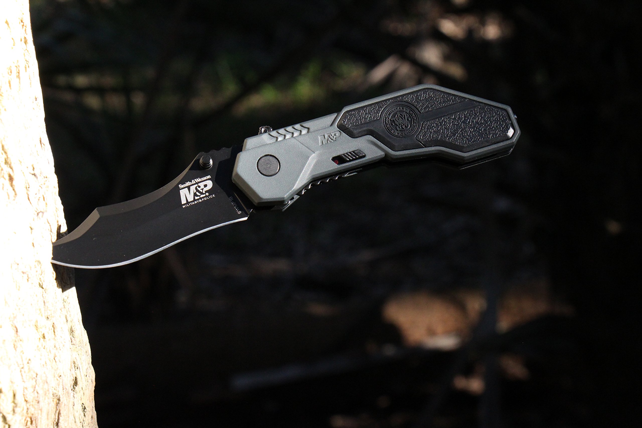 Smith & Wesson M&P SWMP1B 7.1in Stainless Steel Assisted Folding Knife ...