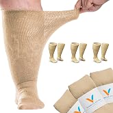 Amazon.com: Viasox EasyStretch Diabetic Socks for Men & Women, Non ...