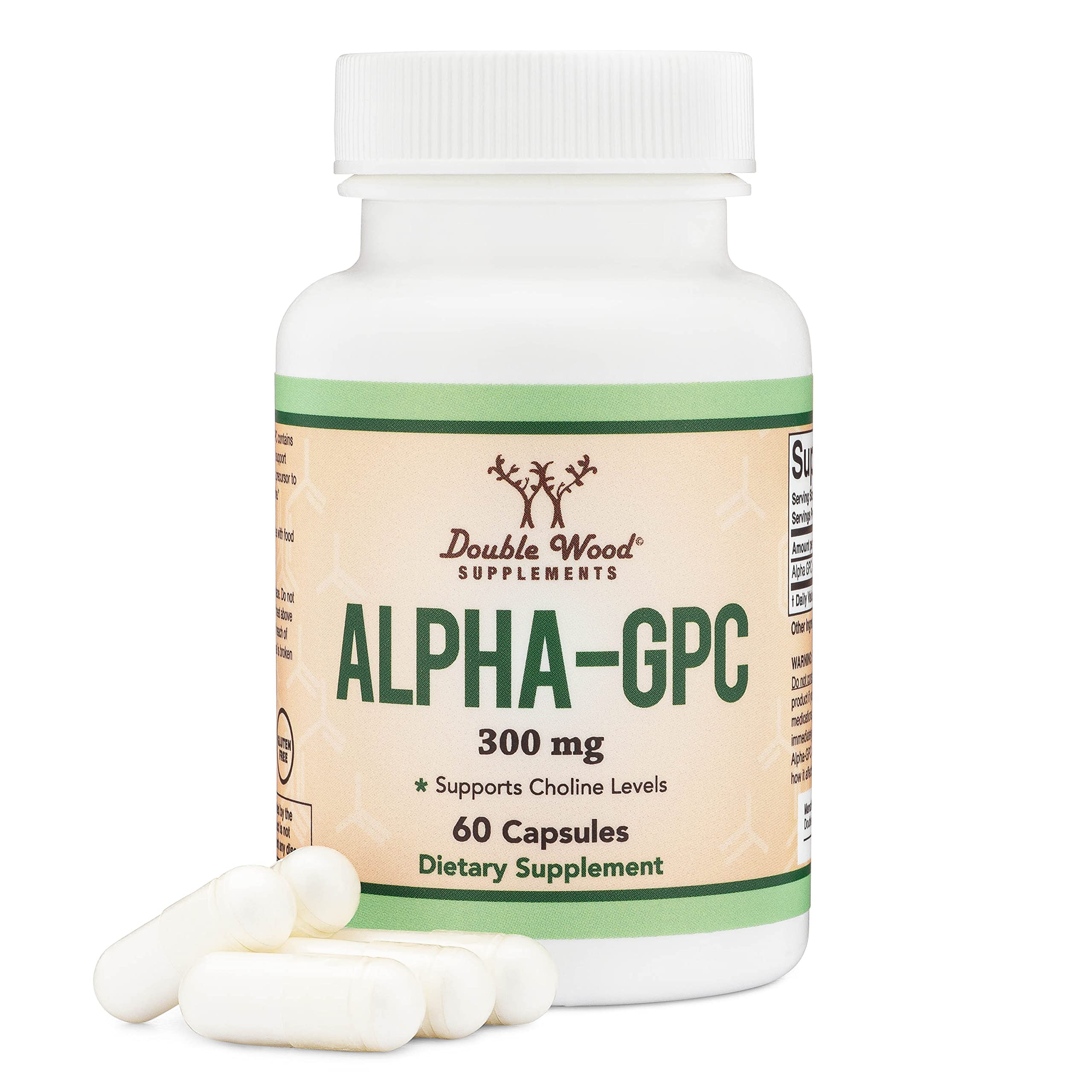 Mua Alpha GPC Choline Capsules - 60 Count, 600mg Servings – Brain ...