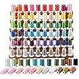 Amazon.com: ShinyStitch 82 Spools Polyester Embroidery Machine Thread ...