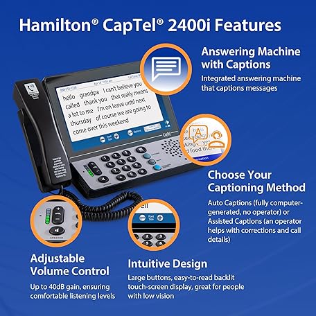 Mua Hamilton CapTel 2400iSPNBT Captioned Telephone, Hearing Impaired ...