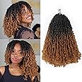 Amazon.com : Haftaluv Yanky Twist Crochet Hair 12 Inch 9 Packs Pre ...
