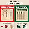 Montessori Multiplication and Division Boards, Wooden Math Learning ...