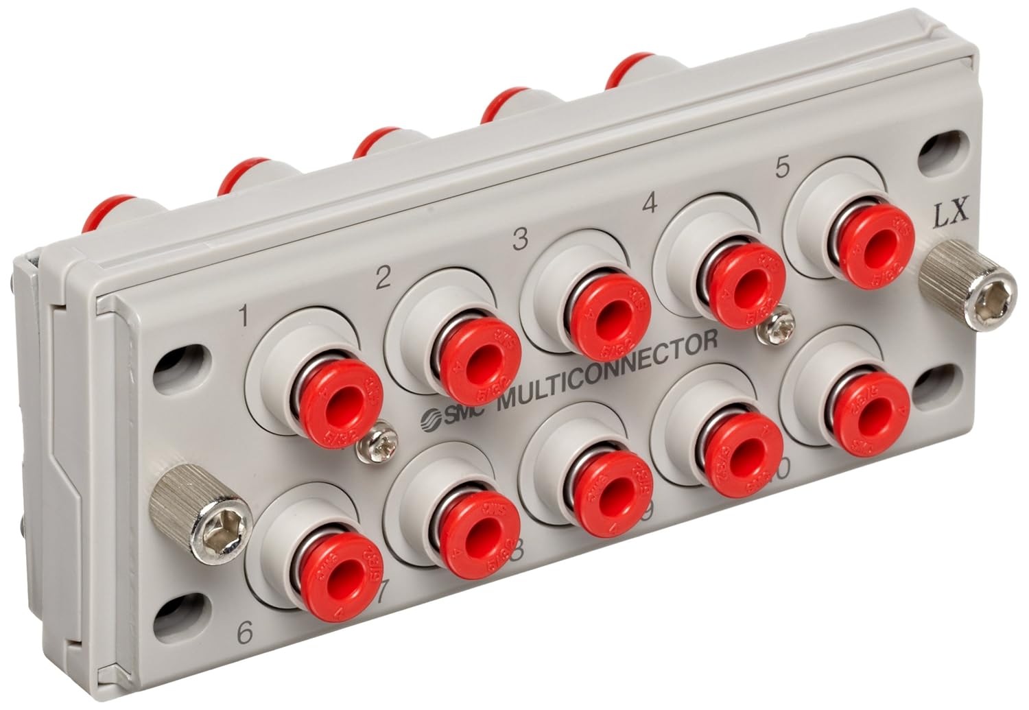 SMC DM12-06N Multi-Connector for Nylon Tubing Without Covers 6mm Tube OD 12 Connecting Tubes ...