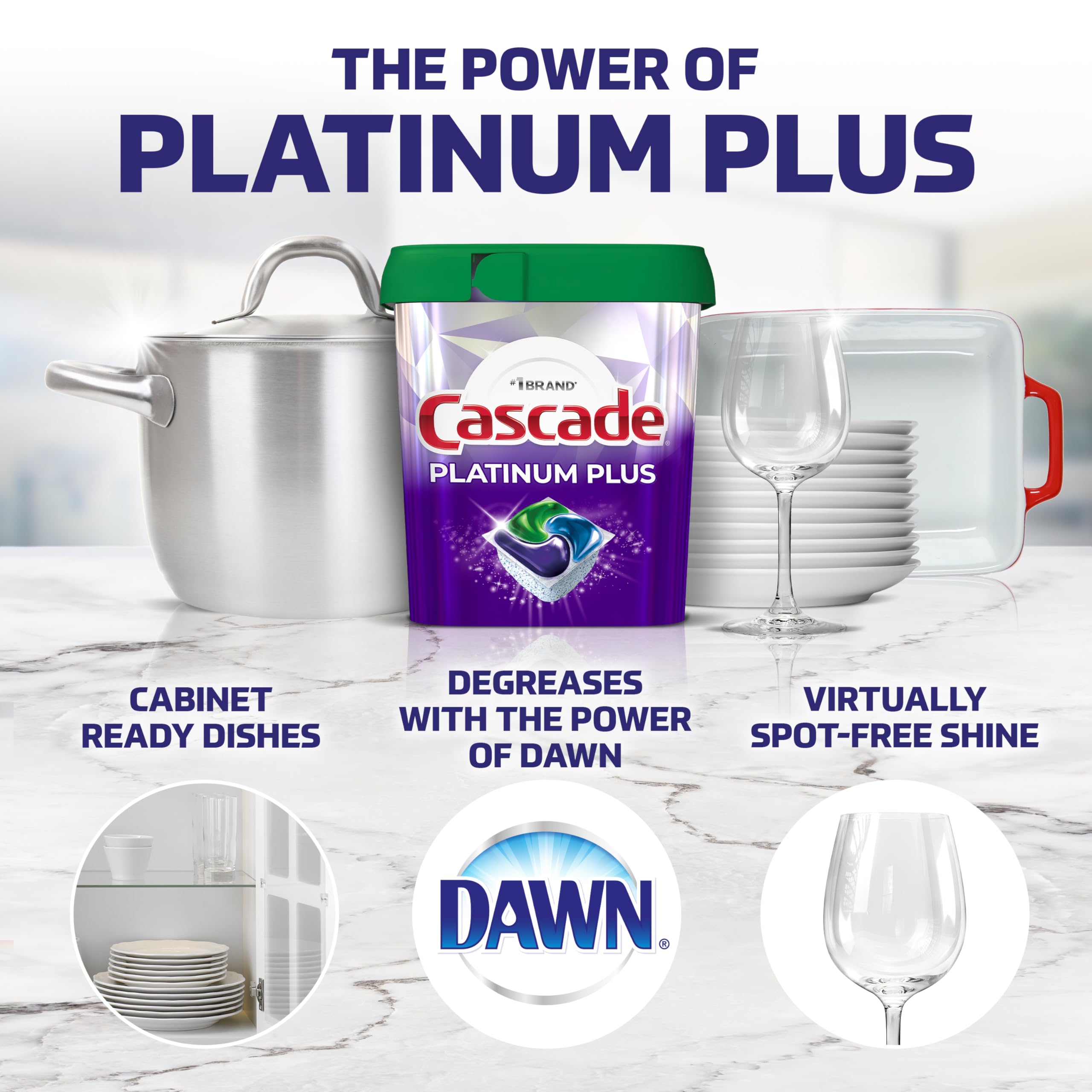 Mua Cascade Platinum Plus ActionPacs Dishwasher Detergent Pods ...