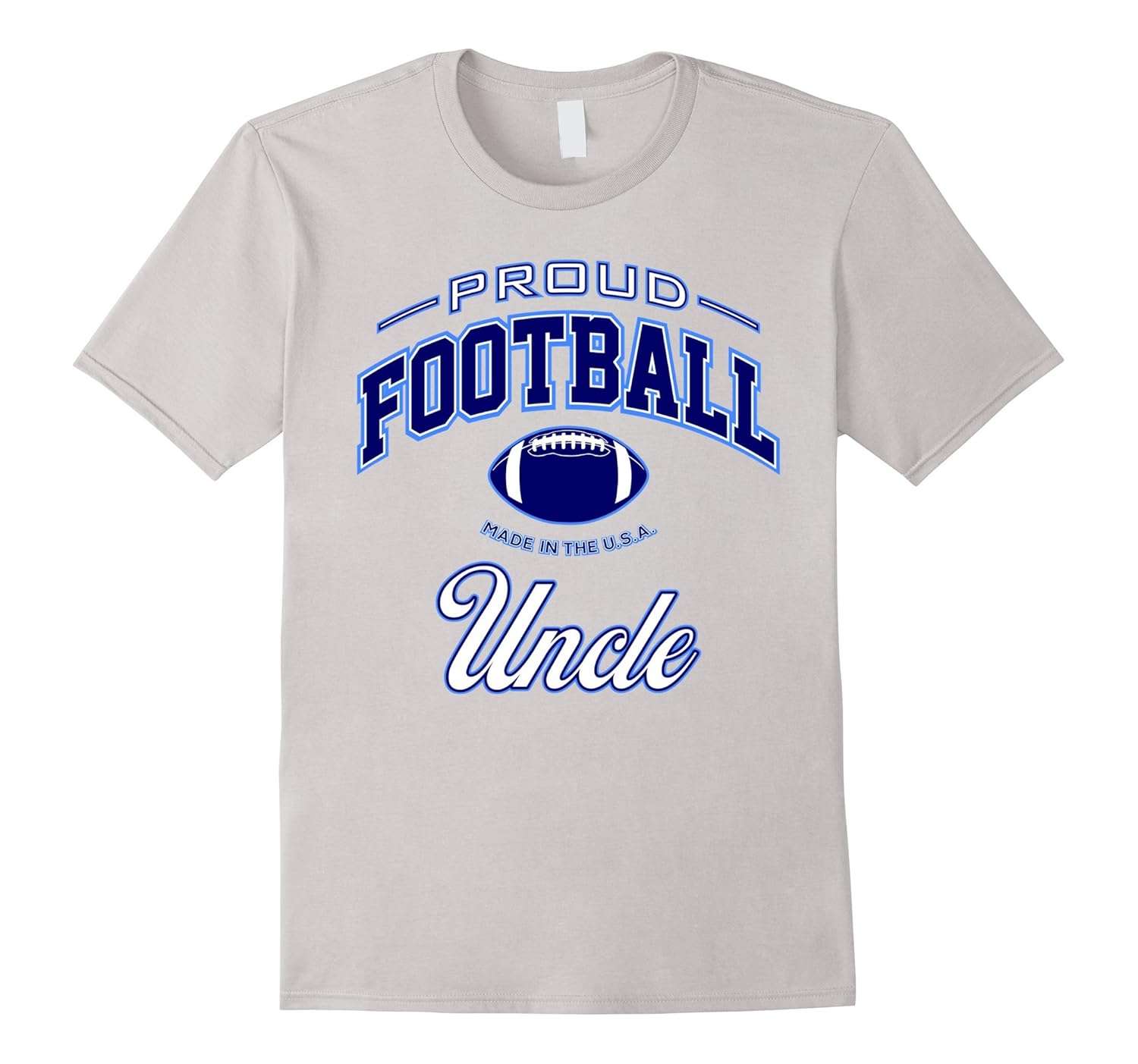 Mens Proud Football Uncle T-Shirt USA-CD – Canditee