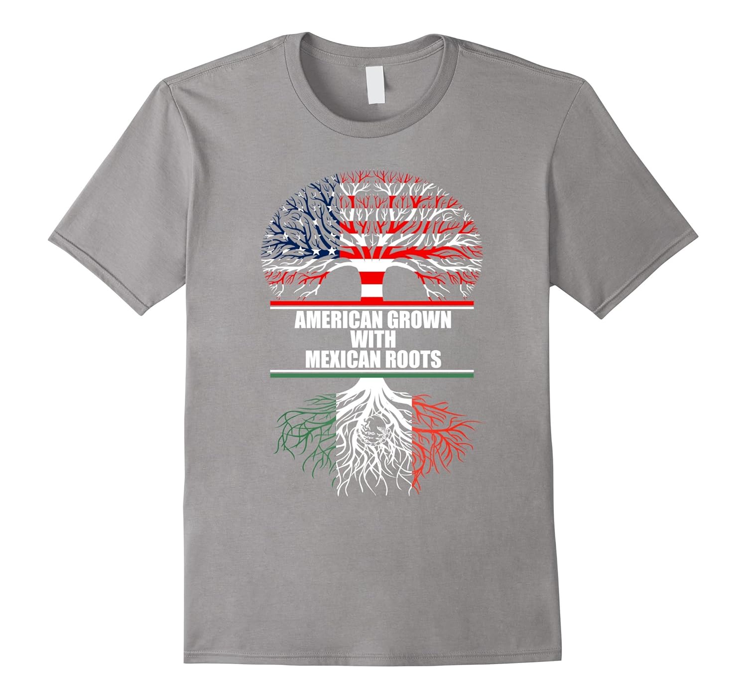 American Grown with Mexican Roots Mexico Pride T Shirt Tee 2