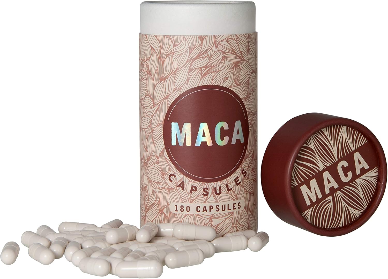 MAX Strength Maca Root Capsules | 180 x 5000mg Capsules | 6 Month ...