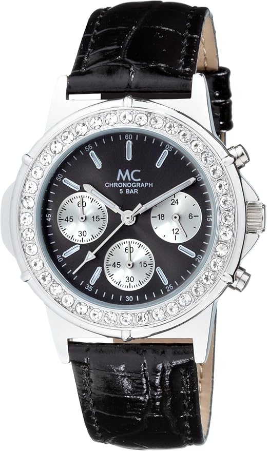 MC Timetrend Damen Chronograph Quarz Smart Watch Armbanduhr mit Leder ...