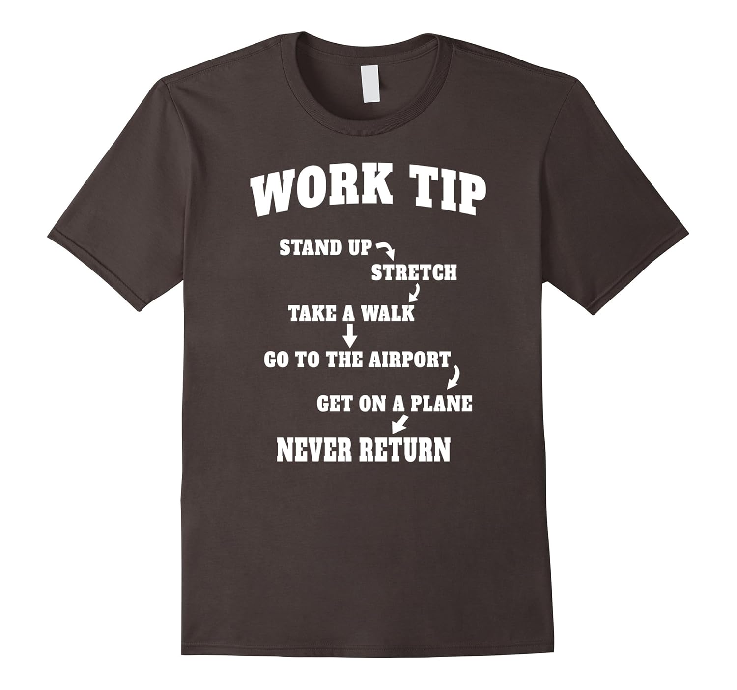 Work Tip Funny Work T-shirt for Office Workers-TJ – theteejob