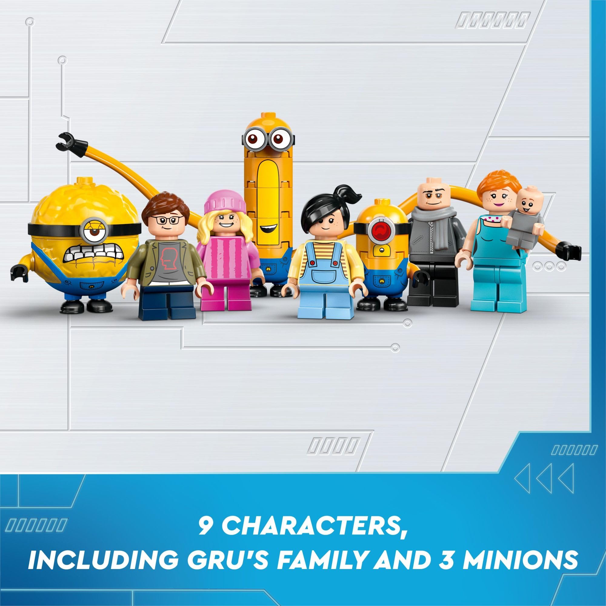 Mua LEGO Despicable Me 4 Minions and Gru's Family Mansion, Minions Toy ...