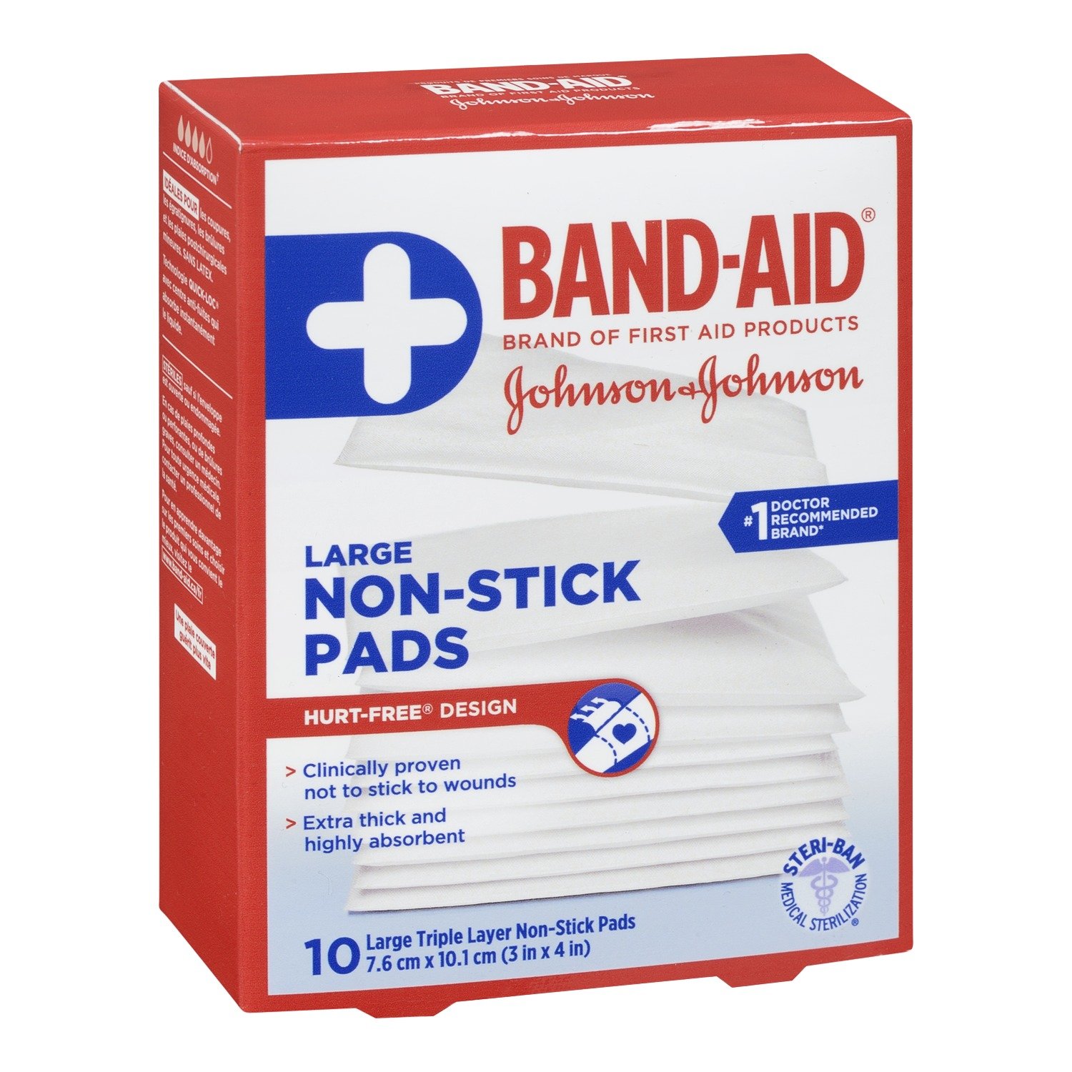 Johnson's First Aid Non Stick Easy Release Pad, Large | Pro Health Link ...