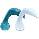 Amazon.com : Kizingo Toddler Spoon | Curved Self-Feeding Baby Spoon ...