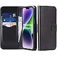 Amazon.com: Arae Compatible with iPhone 14 Plus Wallet Case with Card Holder and Wrist Strap ...