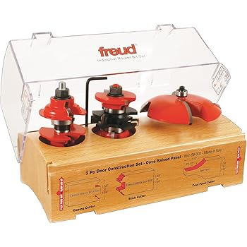 Freud 3 Piece Premier Adjustable Cabinet Bit Set (97-254) - Door And ...