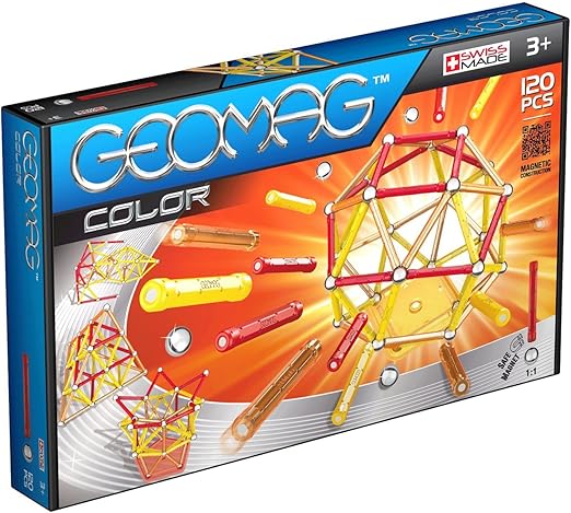 Geomag- Color Classic, 120 Pieces, 255: Amazon.co.uk: Toys & Games