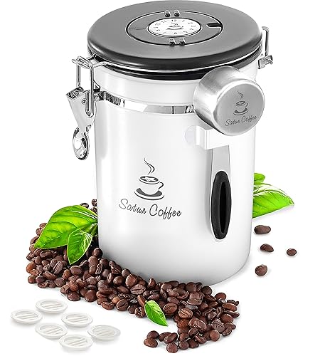Coffee Canister Airtight Coffee Container - Stainless Steel Coffee ...