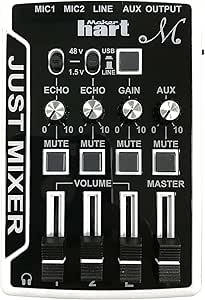 Amazon.com: Maker Hart Just Mixer M - Mini Microphone Mixer with Preamp ...