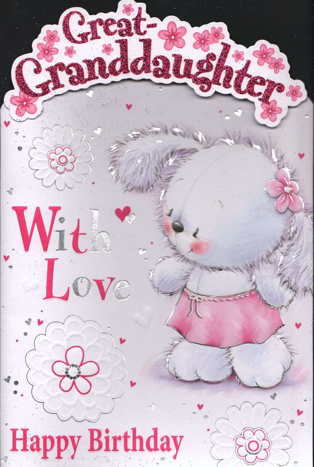 Great Grandaughter Birthday Card Great Granddaughter With Love Happy