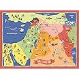 Bible Story Map Poster (Laminated) - 18" x 24" For Classroom, Christian ...