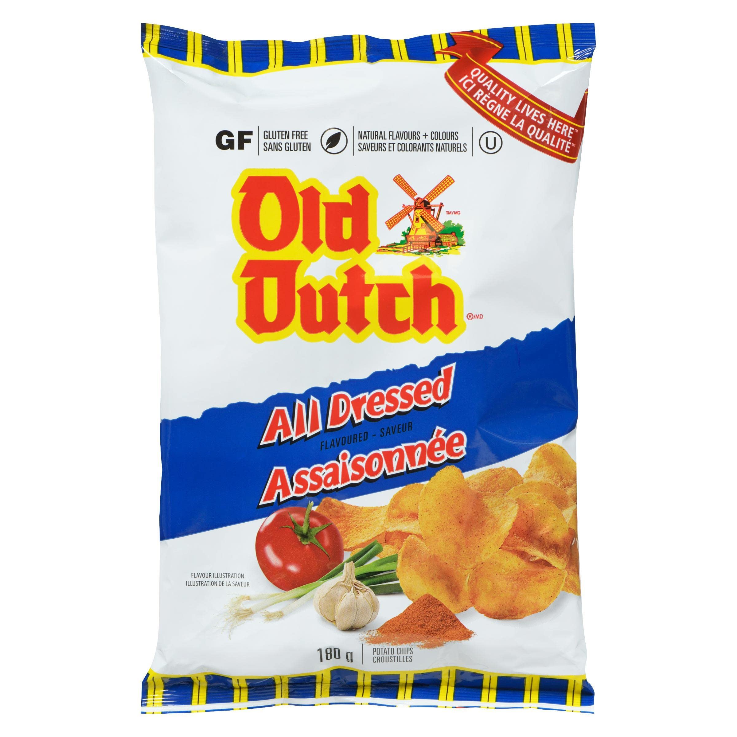 Mua All Dressed Potato Chips Variety Pack of 5, Lays, Ruffles, Old ...