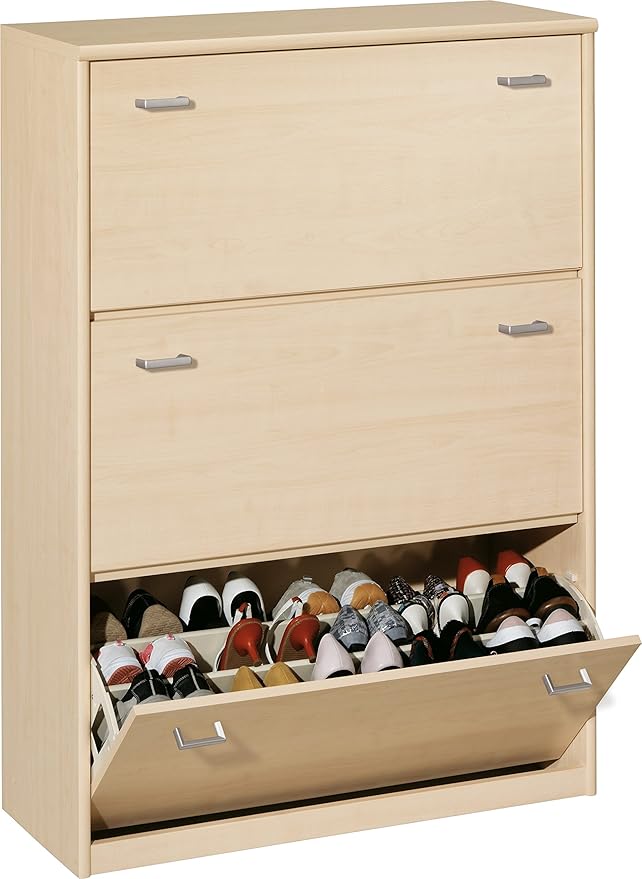 CS Schmal Furniture Soft Plus High Density Chipboard Shoe Cabinet 94 ...