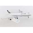 Amazon.com: Daron Skymarks United 747-400 Post Co Merge Model Kit with ...