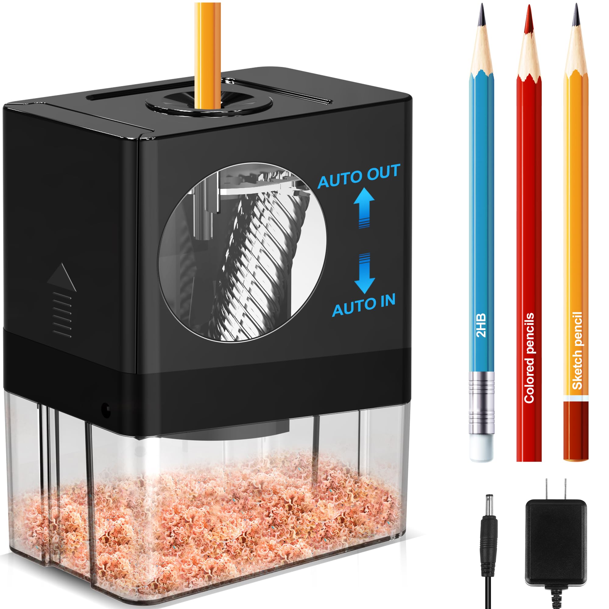Fully Automatic Small Battery Operated Electric Pencil Sharpener ...