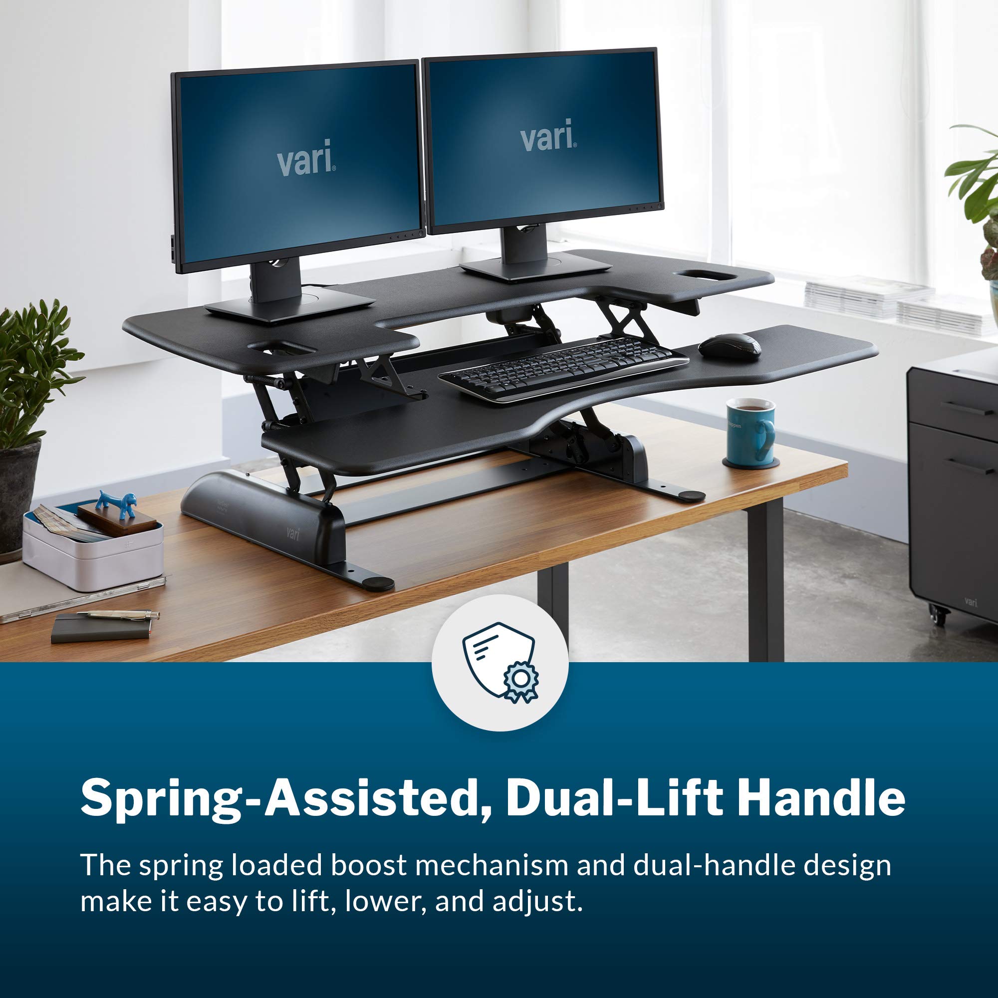 Vari VariDesk Pro Plus 48 - Adjustable Desk Converter With 11 Height ...