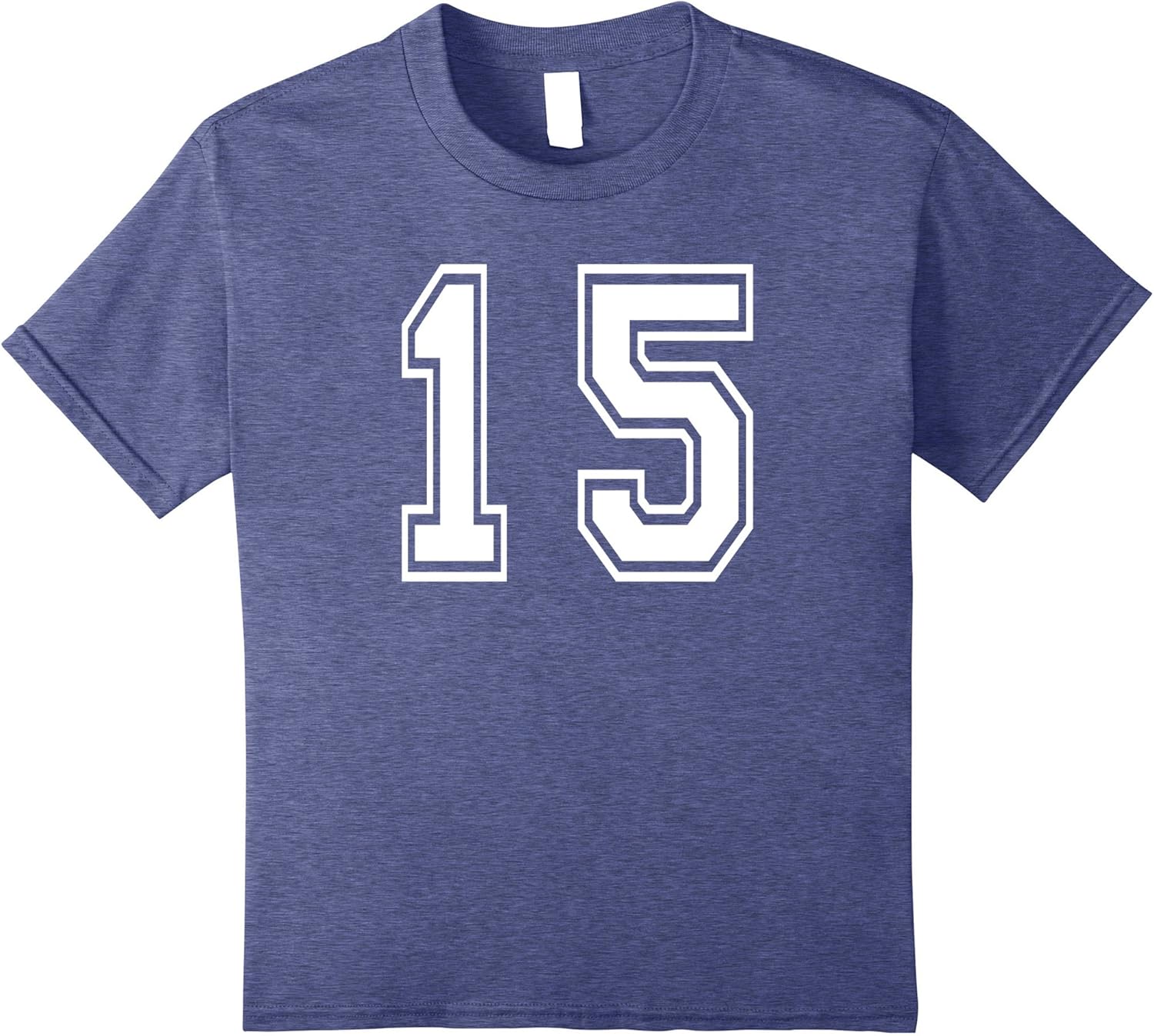 Amazon.com: 15 Sports Team School Numbers on Front T-Shirt Jersey: Clothing