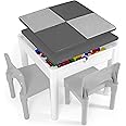 Amazon.com: Play Platoon 5 in 1 Kids Activity Table and Chair Set- Stem ...