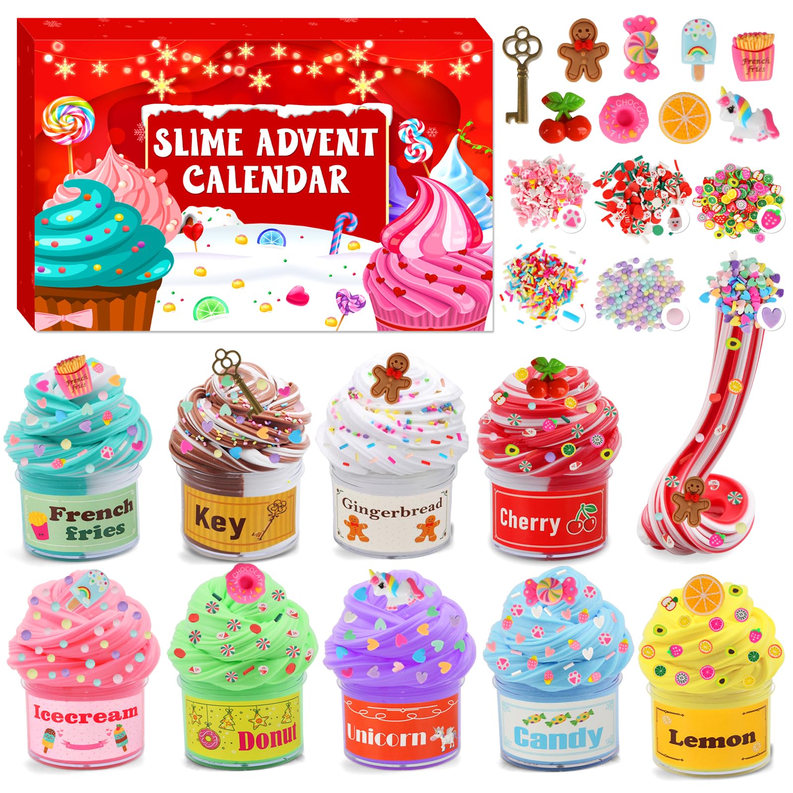 Advent Calendar 2024 Kids, Slime Advent Calendar for Boys Girls Teens ...