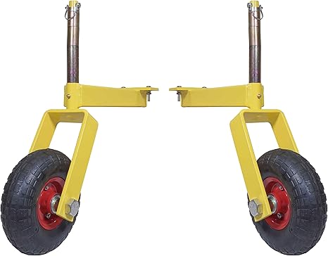 Amazon.com : Titan Attachments Landscape Rake Wheel Kit : Garden & Outdoor