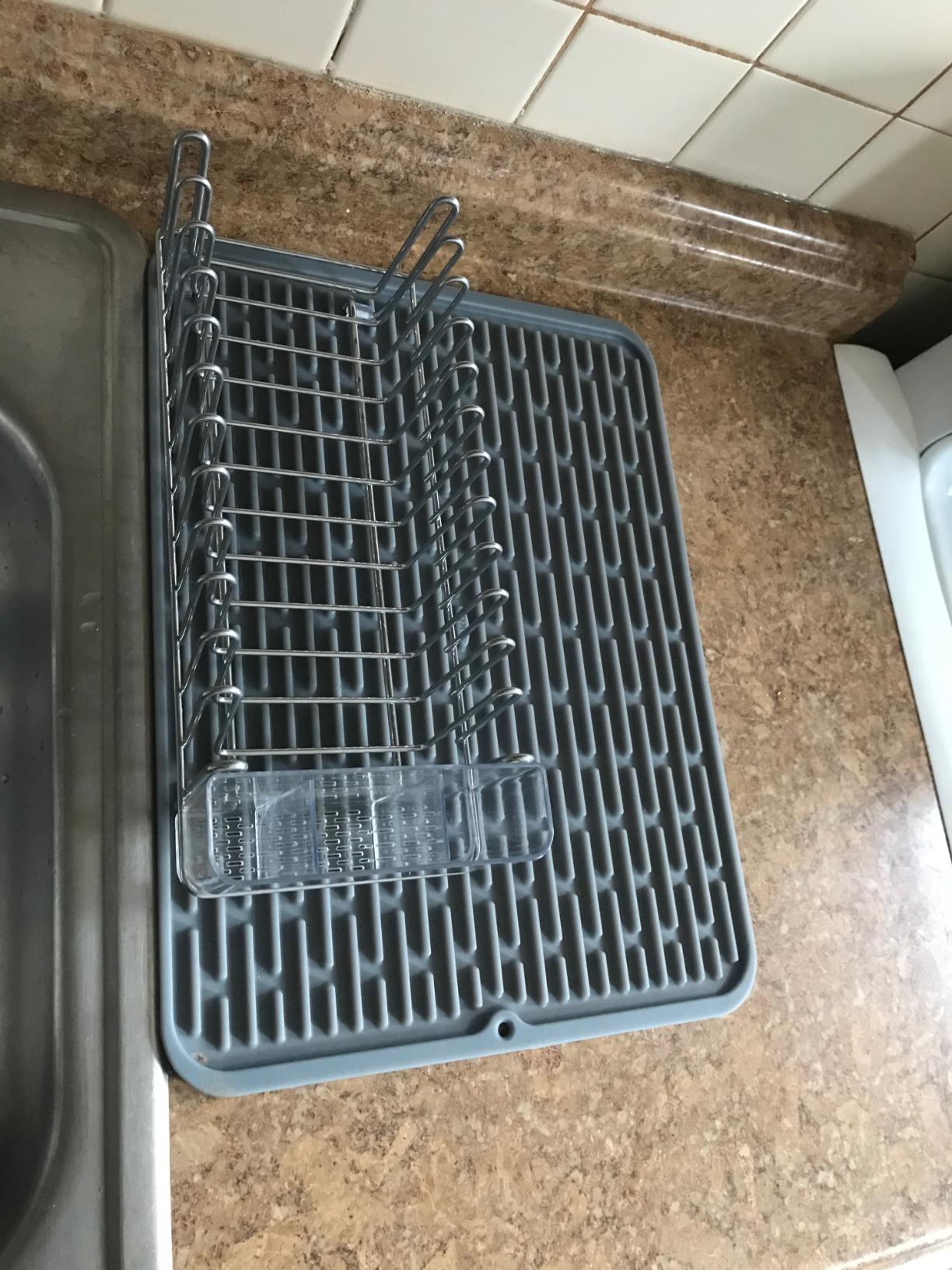 $4/mo - Finance mDesign Steel Compact Modern Dish Drying Rack with ...