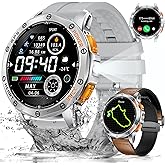 Amazon.com: LIGE GPS Military Smart Watch for Men, LED Flashlight/Compass/45 Days Battery/IP68 ...