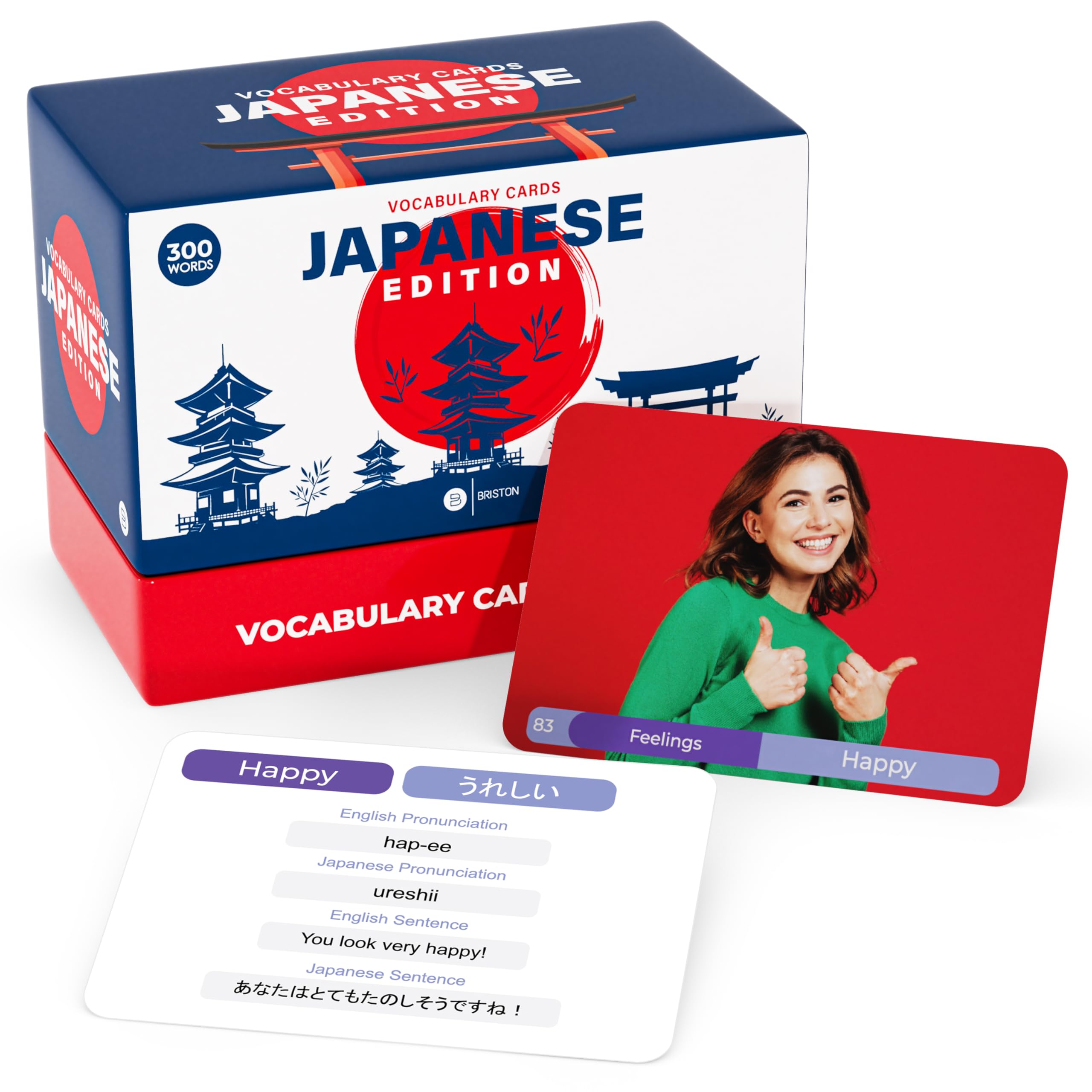 Mua Japanese Vocabulary 300 Flash Cards - Beginner Vocab with Pictures ...