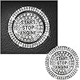 Amazon.com: Sylvil Bling Car Push Start Button Sticker, Sparkling ...