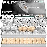 Amazon.com: Peace&Quiet PQ Wax Ear Plugs for Sleeping - 28 Silicone Wax ...